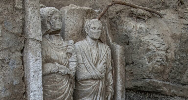 “Ancient Secrets Unveiled: Mysterious Life-Size Statues Discovered ...